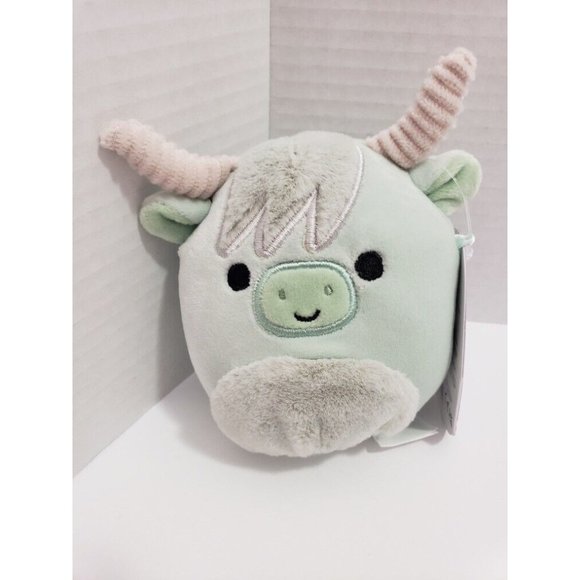 Squishmallows | Toys | New Squishmallows Iver The Mint Highland Cow 4 Easter 223 | Poshmark